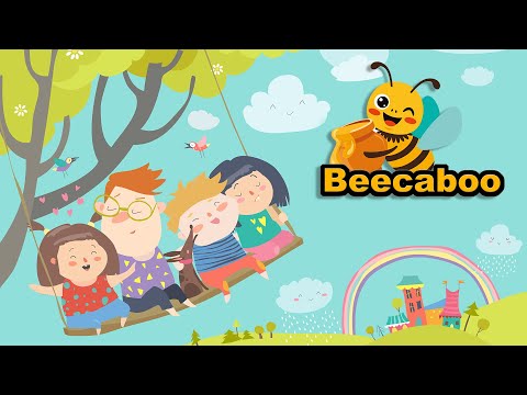 Swing Swing Swing | Nursery Rhymes with lyrics | Beecaboo | Kindergarten Song | Lullaby for baby