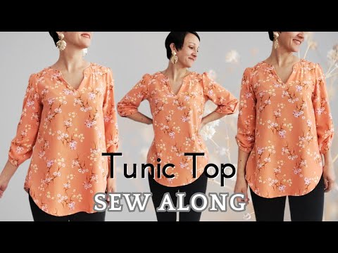 DIY Women's Top: Create a Stylish Top with Sleeve Button Tabs