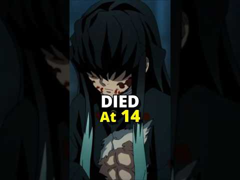 Age at Each Hashira Died in Demon slayer #tanjiro #demonslayer #muzan