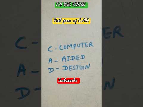 CAD ka full form kya hota hai? Full form of CAD? #english #full form