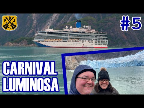Carnival Luminosa Pt.5 - Tracy Arm Fjord, Glacier Explorer Small Boat Tour, Ice Fishing, Flick Show