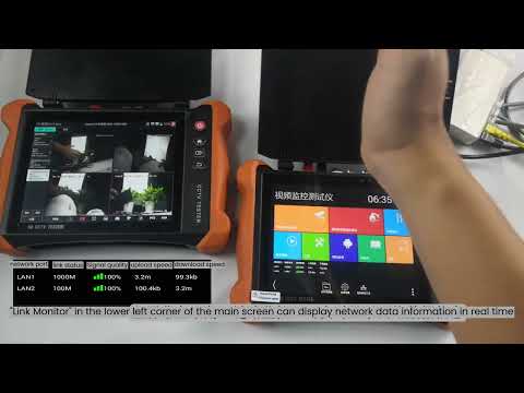 X9 CCTV tester monitor data monitoring