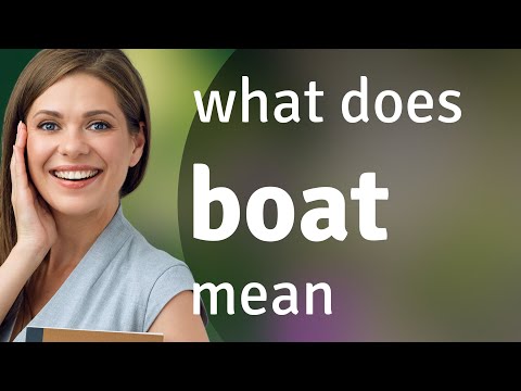 Boat | meaning of BOAT