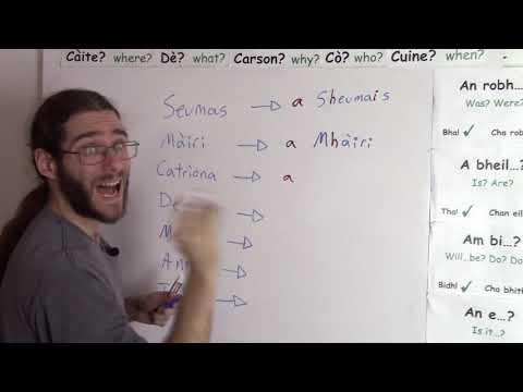 How to Address People in Gaelic (Lenition + Names)