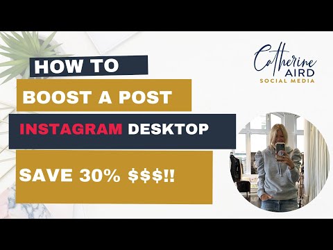 How to BOOST a Post on Instagram.com DESKTOP