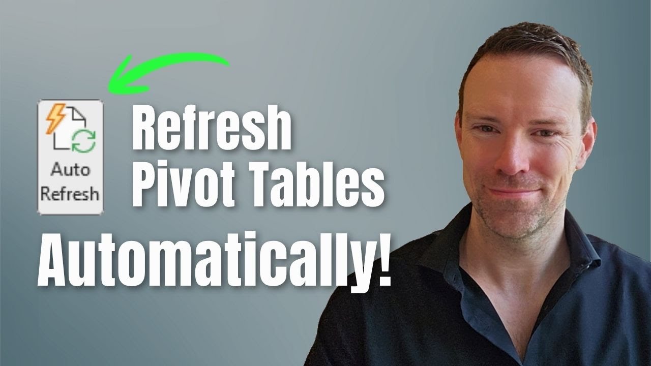 No refresh button needed! Refresh pivot tables automatically!