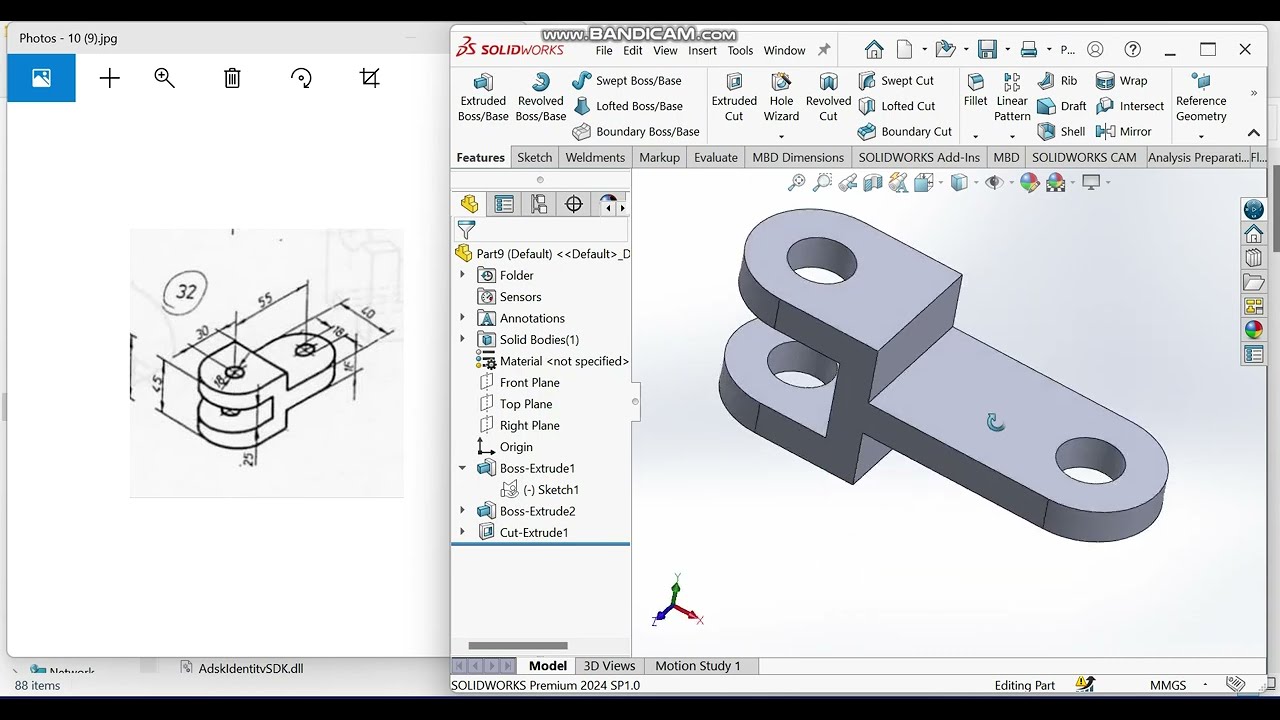 SolidWorks Tutorial 4 – 3D Block Modeling Step-by-Step