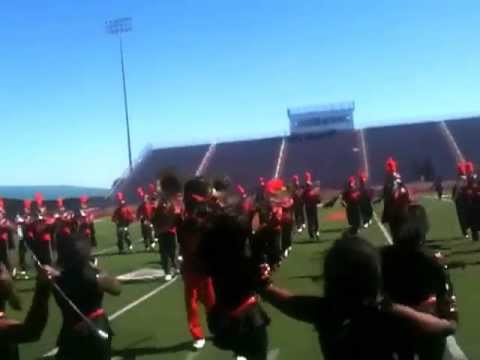 Btw t connection marching band at Langston #3. 2012