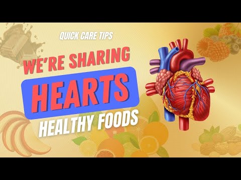 we're sharing heart healthy foods