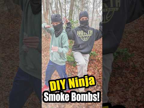 Disappear into Thin Air! DIY Ninja Smoke Bombs #diy #outdoors #ninja