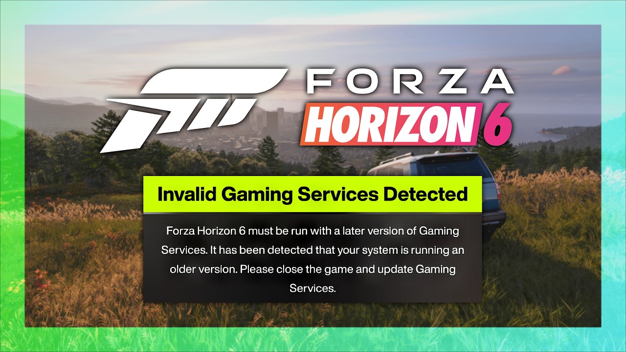 Forza Horizon 6 無効なゲームサービス検出エラーを修正する方法