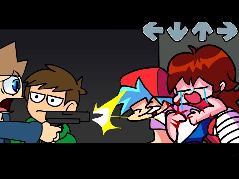 "oh no! which one do I shoot?" but Goodbye world... (FNF VS Holiday mod) FNF Daddy Dearest kills bf