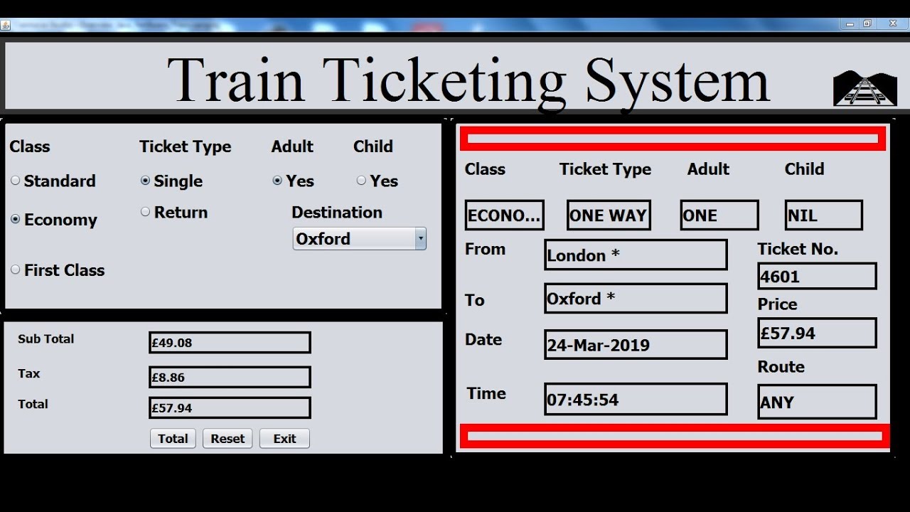 Overview of How to Create Train Ticketing System in Java NetBeans