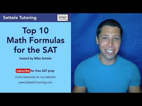 Top 10 SAT Math Formulas You MUST Memorize