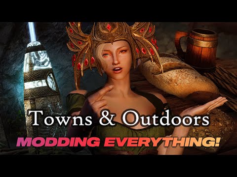 Modding Every Skyrim Town & Outdoors Objects Textures
