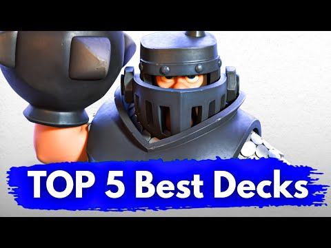 TOP 5 BEST Mega Knight Decks in Clash Royale