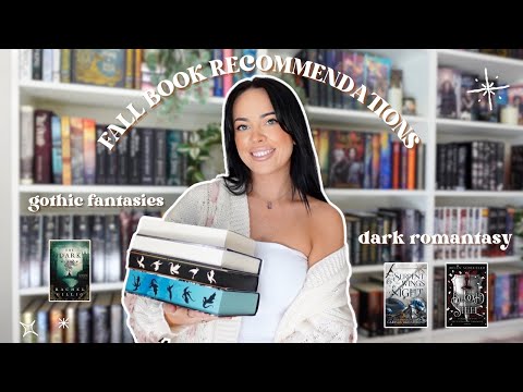 fall book recommendations 📖🍁 my favorite dark fantasy romances and gothic fantasies