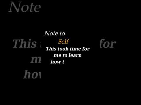 notes to self part 199