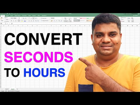 How to Convert Seconds to Hours in Excel