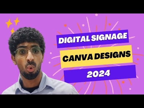 Making menus with canva for digital signage 2024