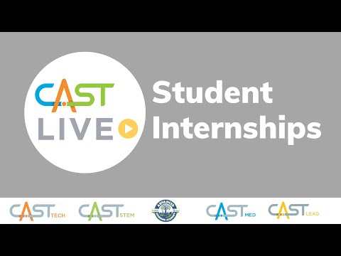 What qualities do you look for in a high school intern and why does H-E-B partner with CAST?