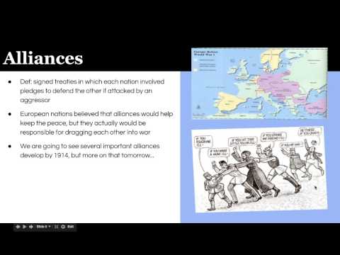 MAIN Causes of WWI