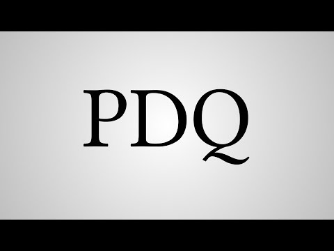 What Does "PDQ" Stand For?