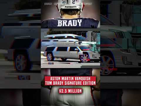 Tom Brady's Epic $6.5 Million Car Collection! #TomBrady #NFl #TB12 #CarCollection #Bugatti