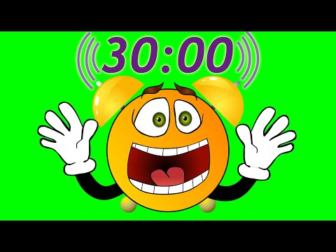 30 Minute Timer - Loud Alarm Clock Sound!
