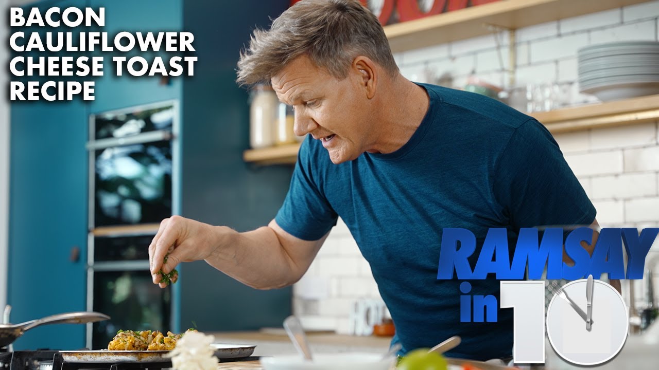 Gordon Ramsays Bacon Cheesy Toast In Under 10 Minutes - Cooking Videos