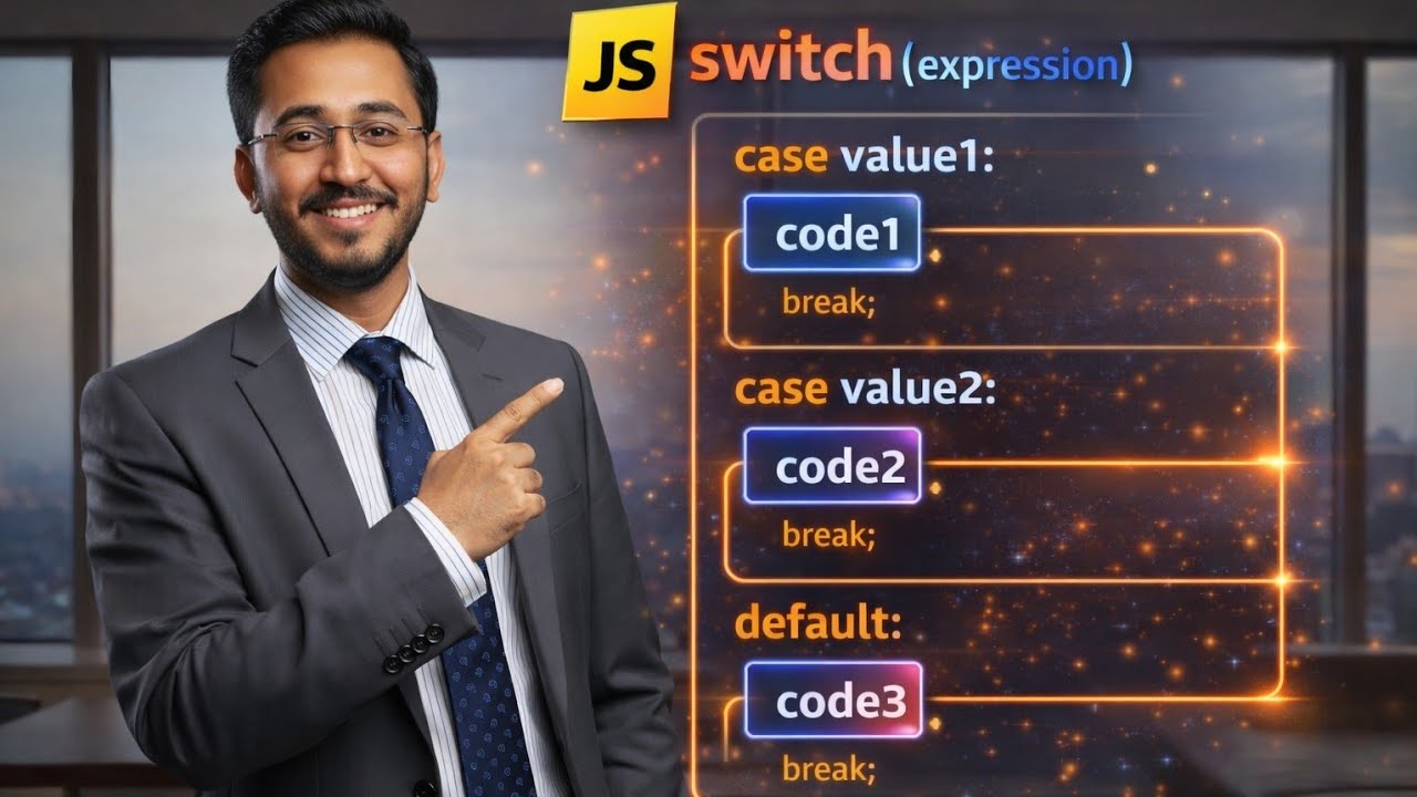 Switch Case JavaScript Tutorial for Beginners Hindi