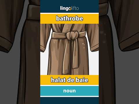 🇬🇧🇷🇴 bathrobe - halat de baie : learn English : să învățăm engleza : vocabulary builder