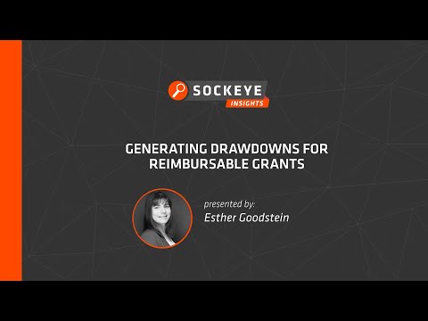 Generating Drawdowns for Reimbursable Grants