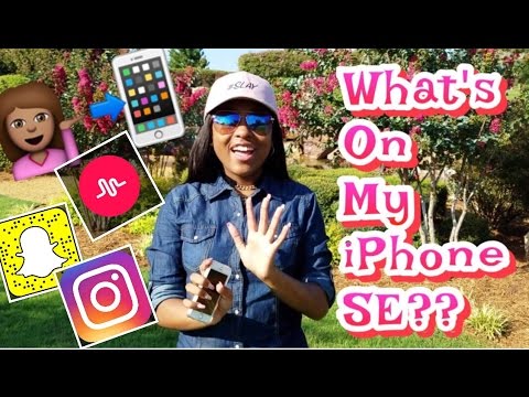 What's on my iPhone SE Rose Gold?