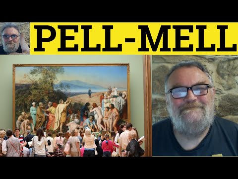 🔵 Pell-Mell Meaning - Pell-Mell Examples - Rhyming Compounds - Define Pell-Mell