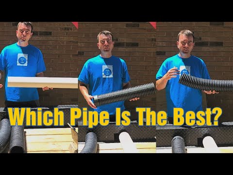 Which Drain Pipe Should You Use? Hint: it's probably not what you think
