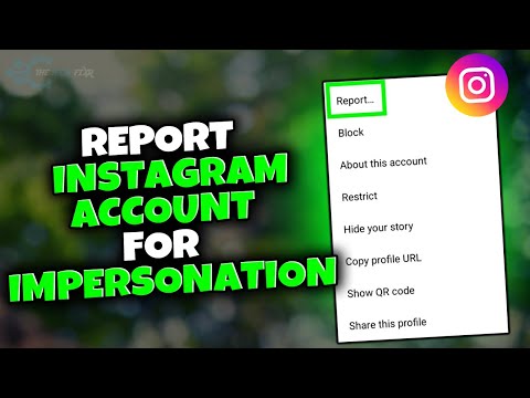 How to report instagram account for impersonation 2023