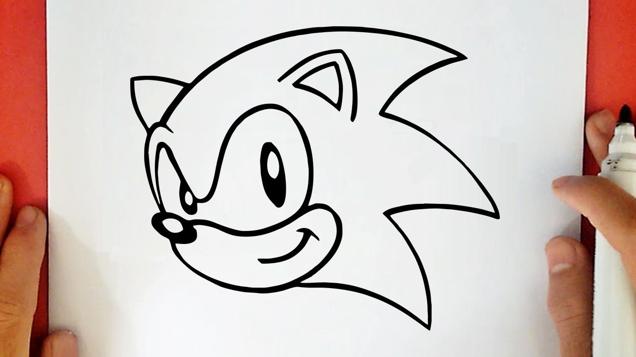 COMO DIBUJAR A SONIC