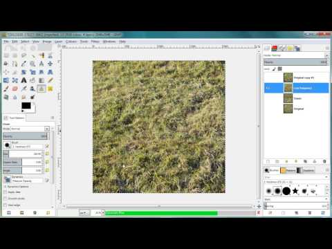 Creating Seamless Tiling Textures Using Frequency Separation With GIMP