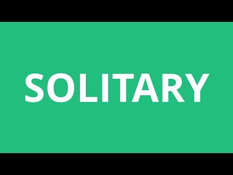 How To Pronounce Solitary - Pronunciation Academy