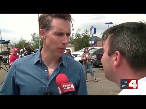 Hawley tours north St. Louis storm damage, demands FEMA action