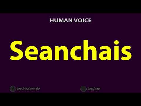 How To Pronounce Seanchais