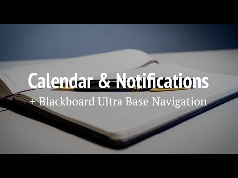 Calendar and Notifications