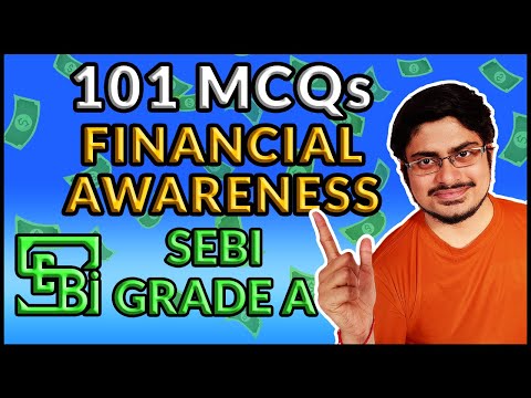 Financial Awareness for BANK EXAMS (101 MCQs SEBI Grade A 2020)