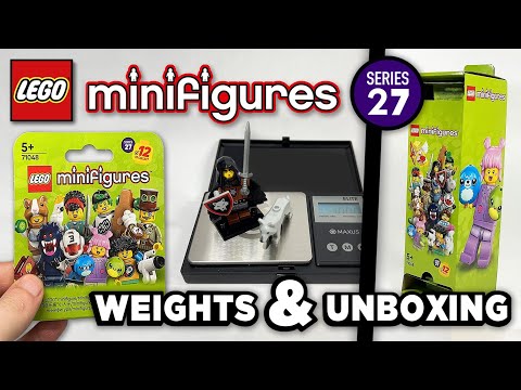 LEGO Minifigure Series 27 Unboxing, Weight Guide & Codes
