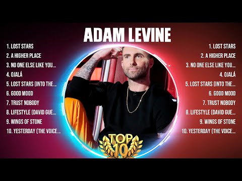 Adam Levine Top Of The Music Hits 2024 - Most Popular Hits Playlist