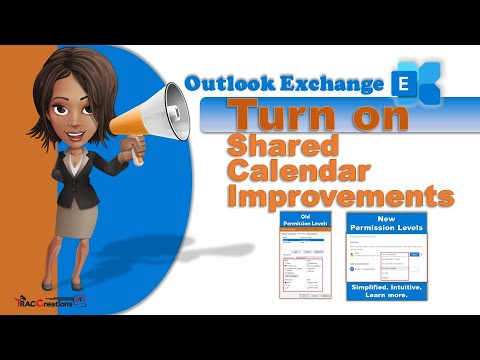 Outlook Exchange: Update Shared Calendar Permissions