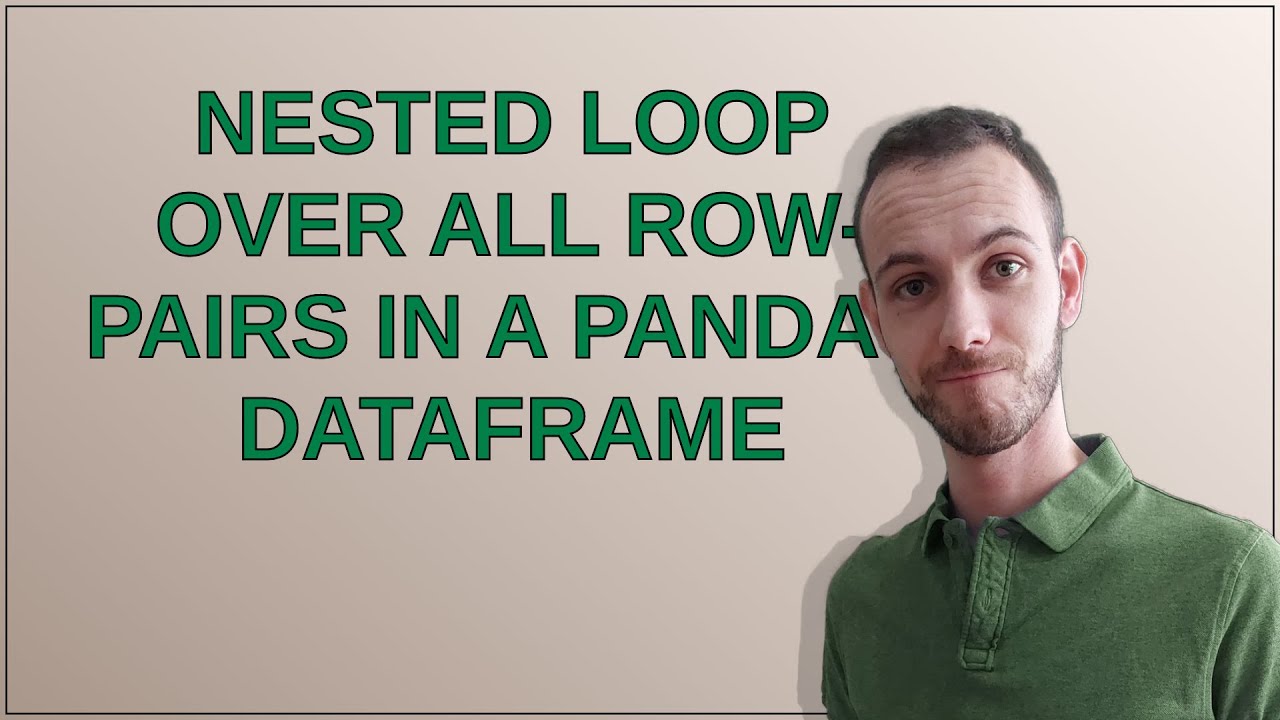 Nested loop over all row-pairs in a Pandas dataframe