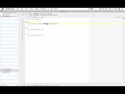 How do I change the font type and font size on my webpage?