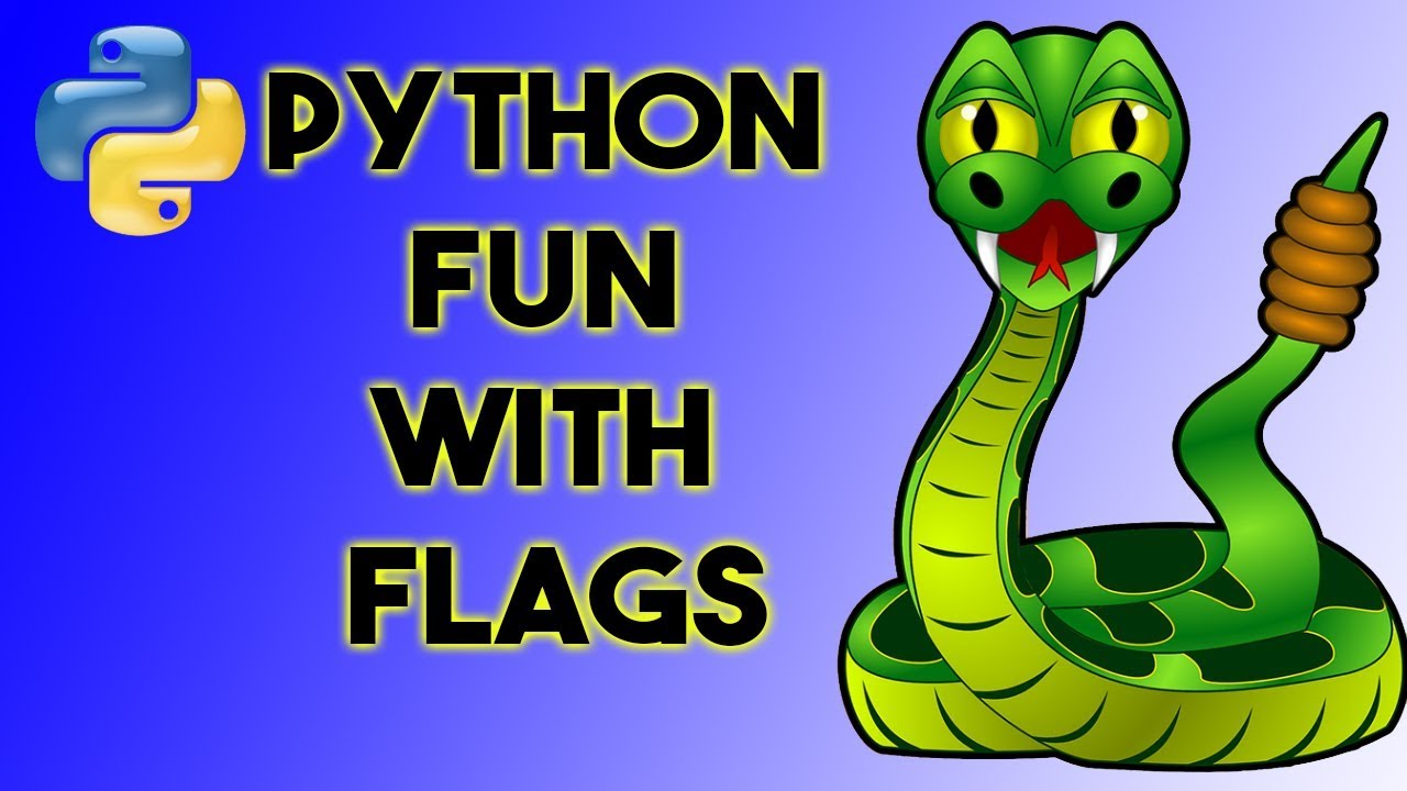 Fun with Flags - Python - Tutorial - Draw with the Python Turtle